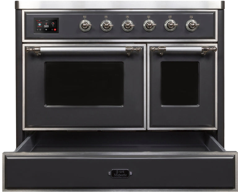 ILVE Majestic II 40" Induction Range with Element Stove and Electric O ...