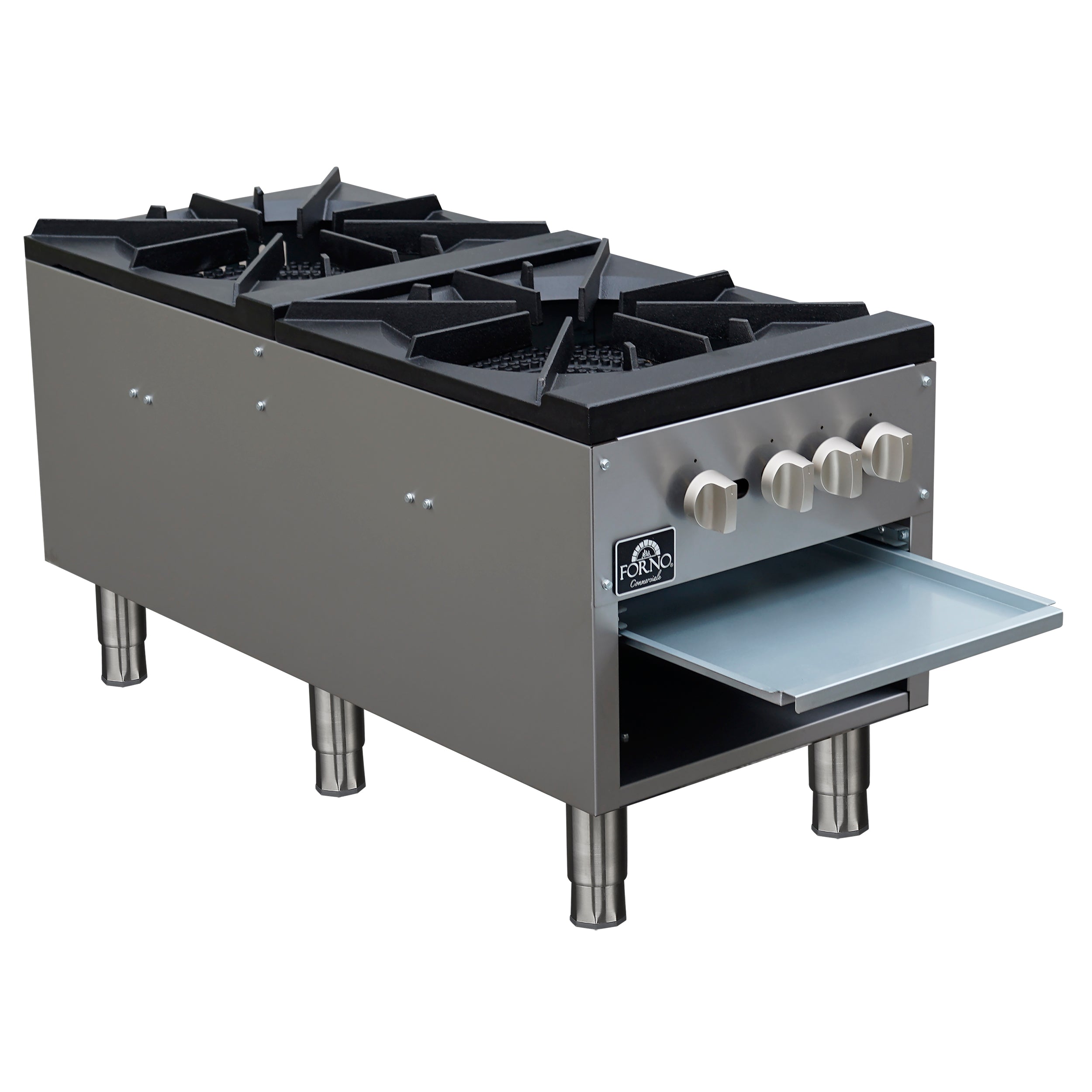 FORNO Commercial 18" Gas Stock Pot, 160,000 BTU, FCMSP0094-18
