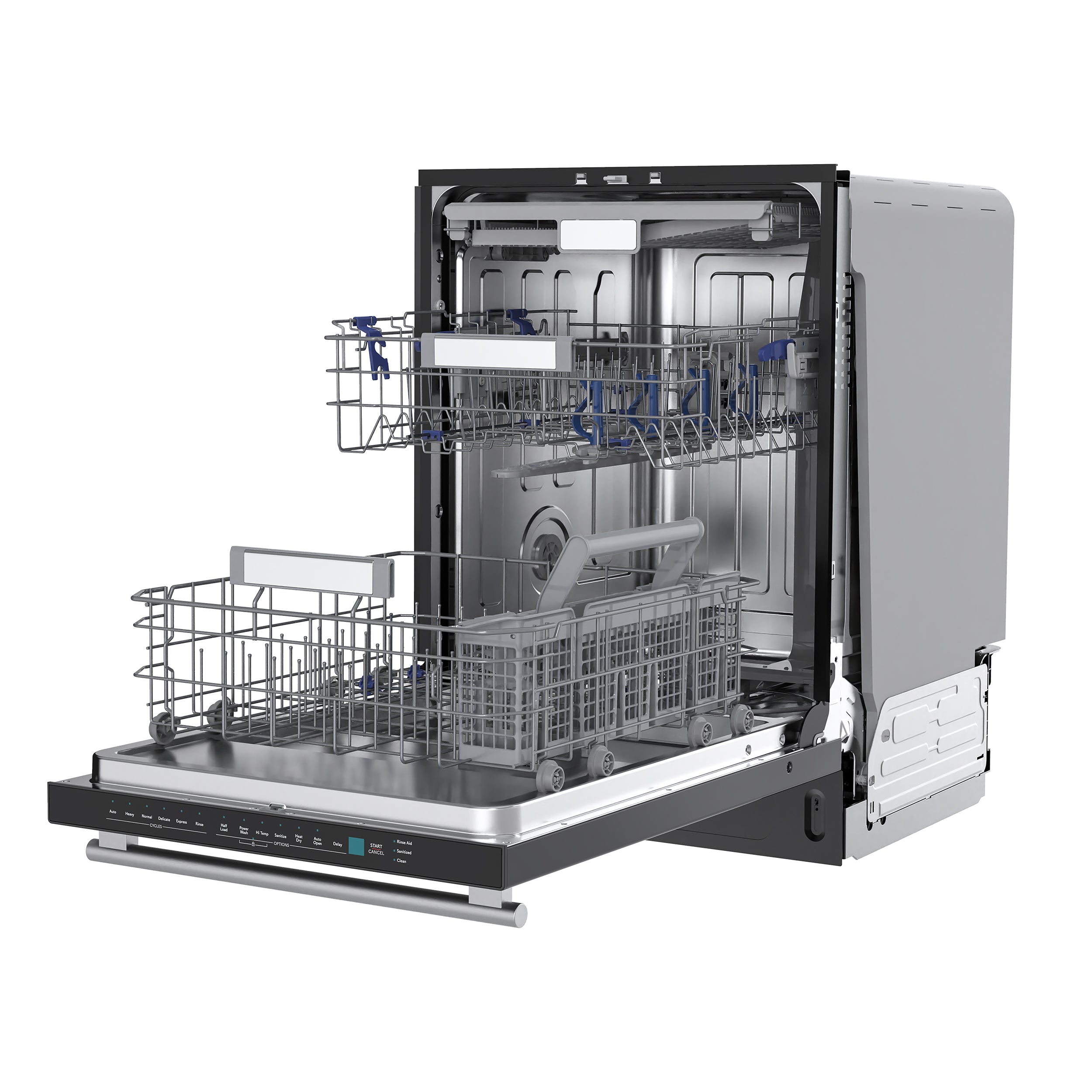 FORNO Stella 24" Built-in Dishwasher in Black, ENERGY Star, FDWBI8010-