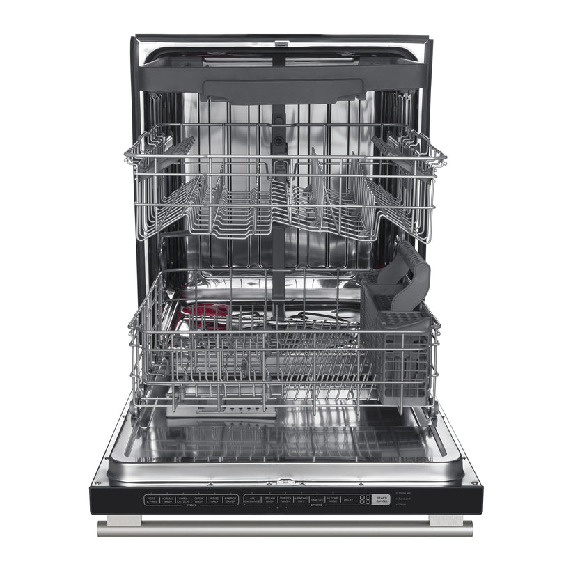 FORNO Espresso Pozzo 24" Built-In Dishwasher in White with Stainless S
