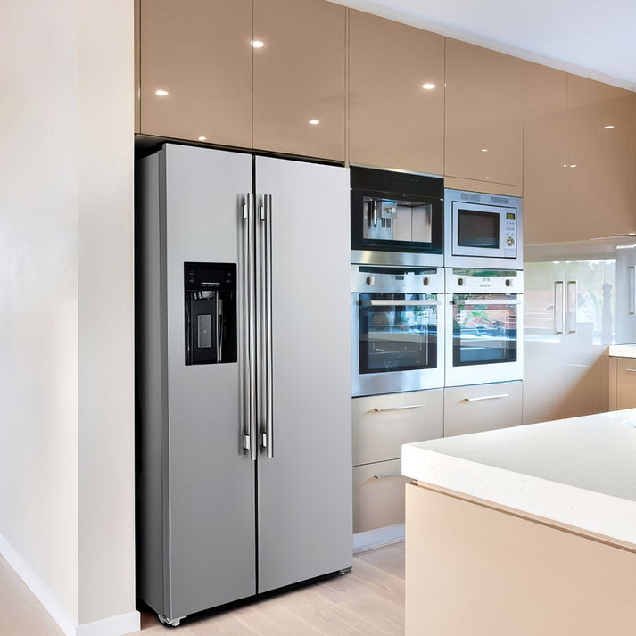 FORNO Salerno 36" 20 cu. ft. Side-by-Side Built-In Refrigerator with W