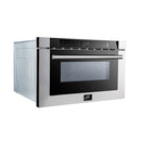 FORNO Capoliveri 24" 1.2 cu. ft. Built-In Microwave Drawer in Stainles
