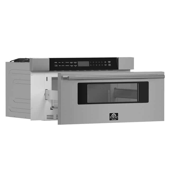 FORNO Capoliveri 30" 1.2 cu. ft. Built-In Microwave Drawer in Stainles