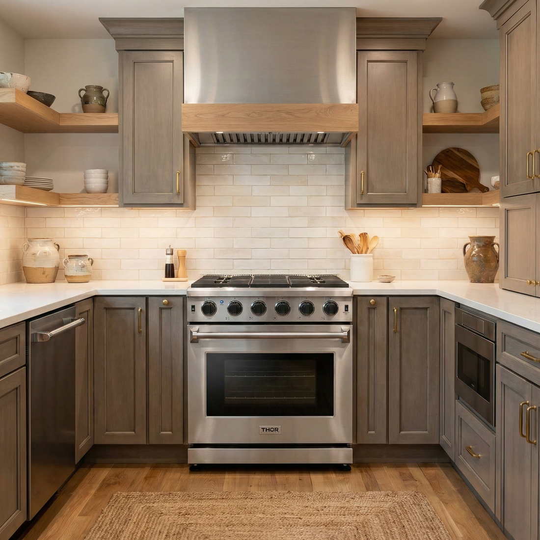 THOR Kitchen 30 in. 4.55 cu. ft. Professional Propane Gas Range in Sta