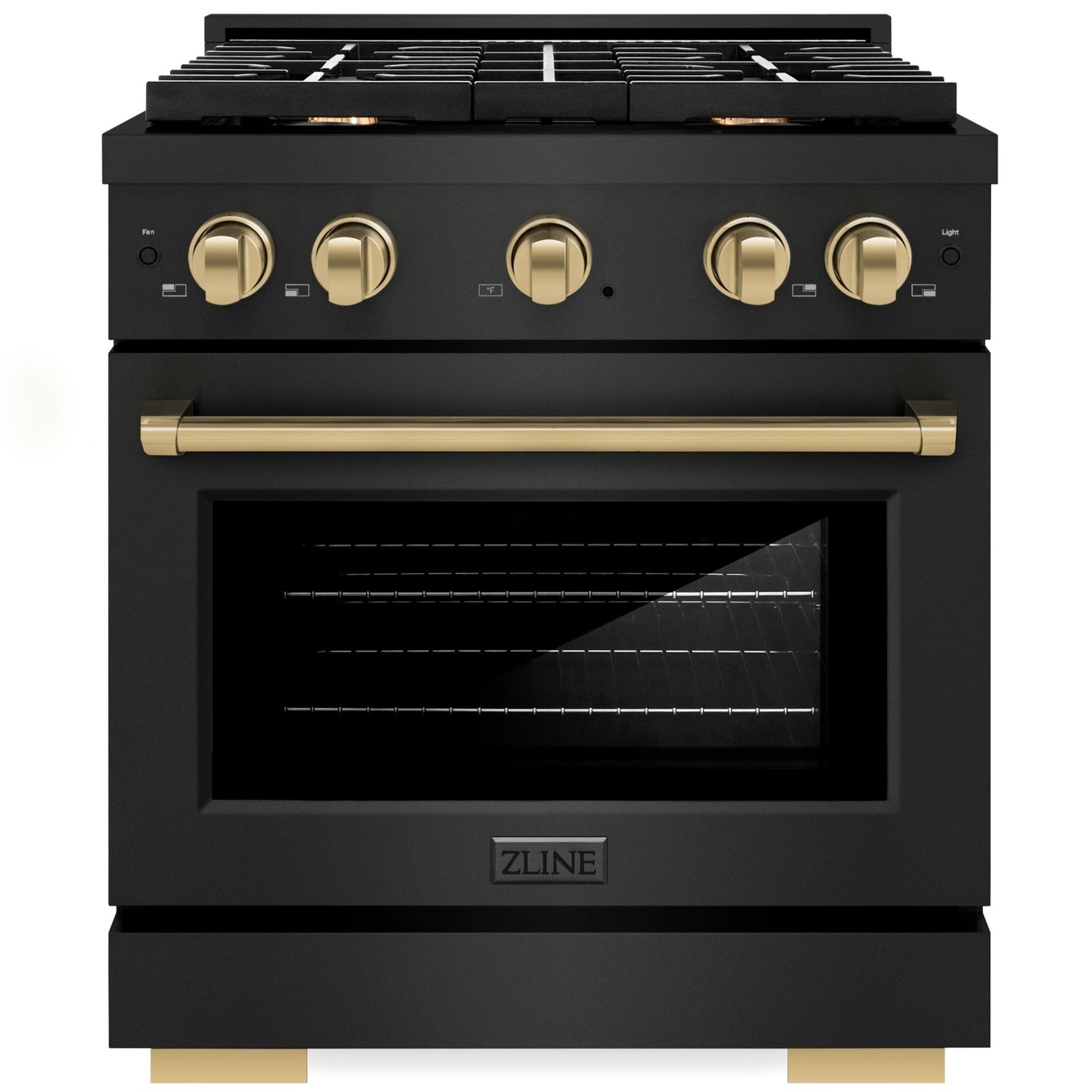ZLINE Autograph 30" 4.2 cu. ft. Paramount Gas Range with Convection Ga ...