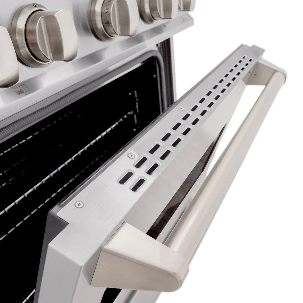 ZLINE 30" 4.2 cu. ft. Classic Gas Range with 4 Burners in Stainless St