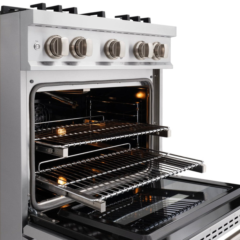 ZLINE 30" 4.2 cu. ft. Classic Gas Range with 4 Burners in Stainless St
