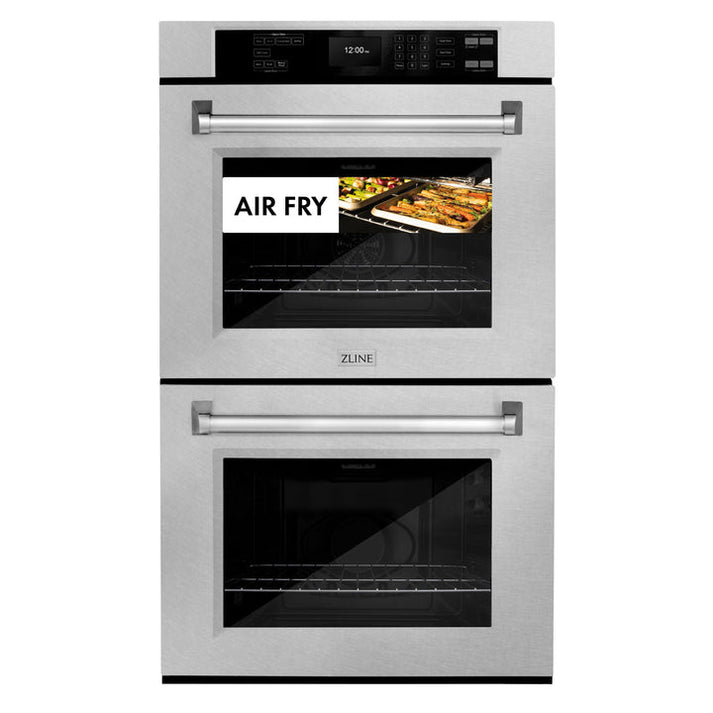ZLINE 30" Professional True Convection Double Wall Oven with Air Fry a