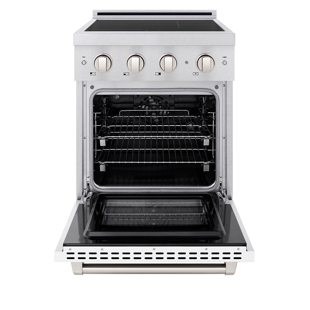 ZLINE 24" 3.2 cu. ft. Paramount Induction Range with 3 Element Cooktop