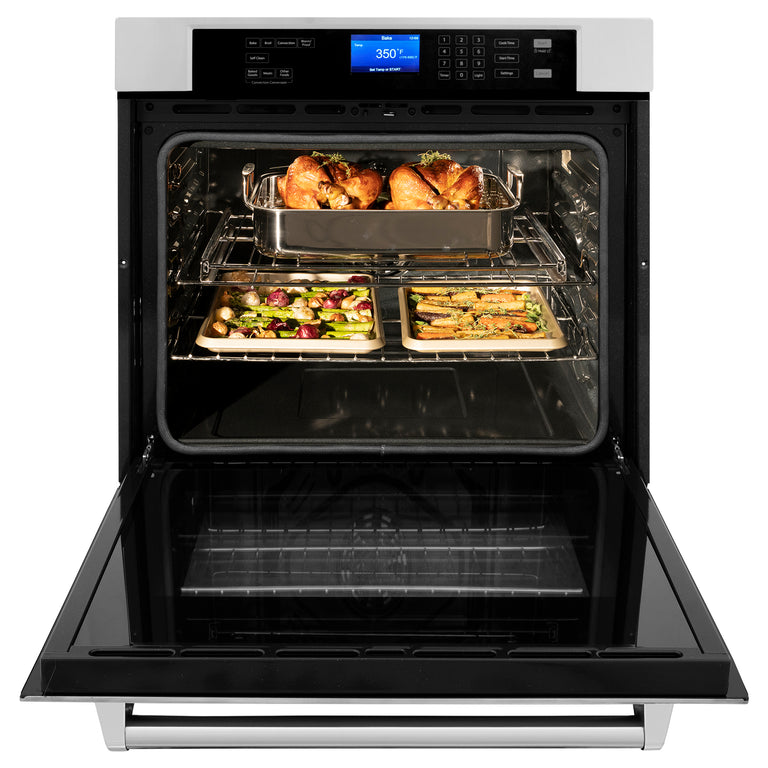 ZLINE Kitchen and Bath 30 in. Professional Single Wall Oven in Stainle ...