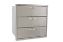 Blaze 30 in. Stainless Steel Triple Access Drawer, BLZ-30W-3DRW