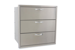 Blaze 30 in. Stainless Steel Triple Access Drawer, BLZ-30W-3DRW
