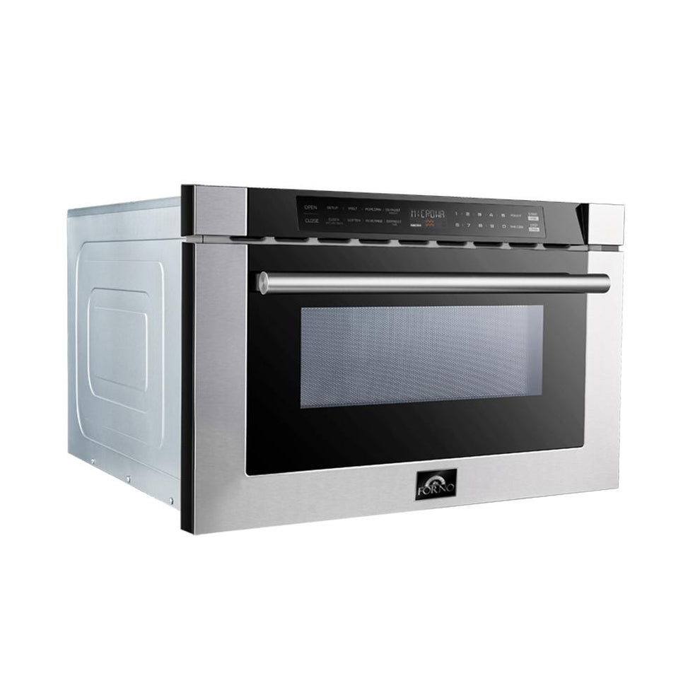 Forno 24" 1.2 cu. ft. Microwave Drawer In Stainless Steel - Profession