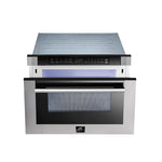 Forno 24" 1.2 cu. ft. Microwave Drawer In Stainless Steel - Profession
