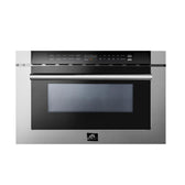 Forno 24" 1.2 cu. ft. Microwave Drawer In Stainless Steel - Profession
