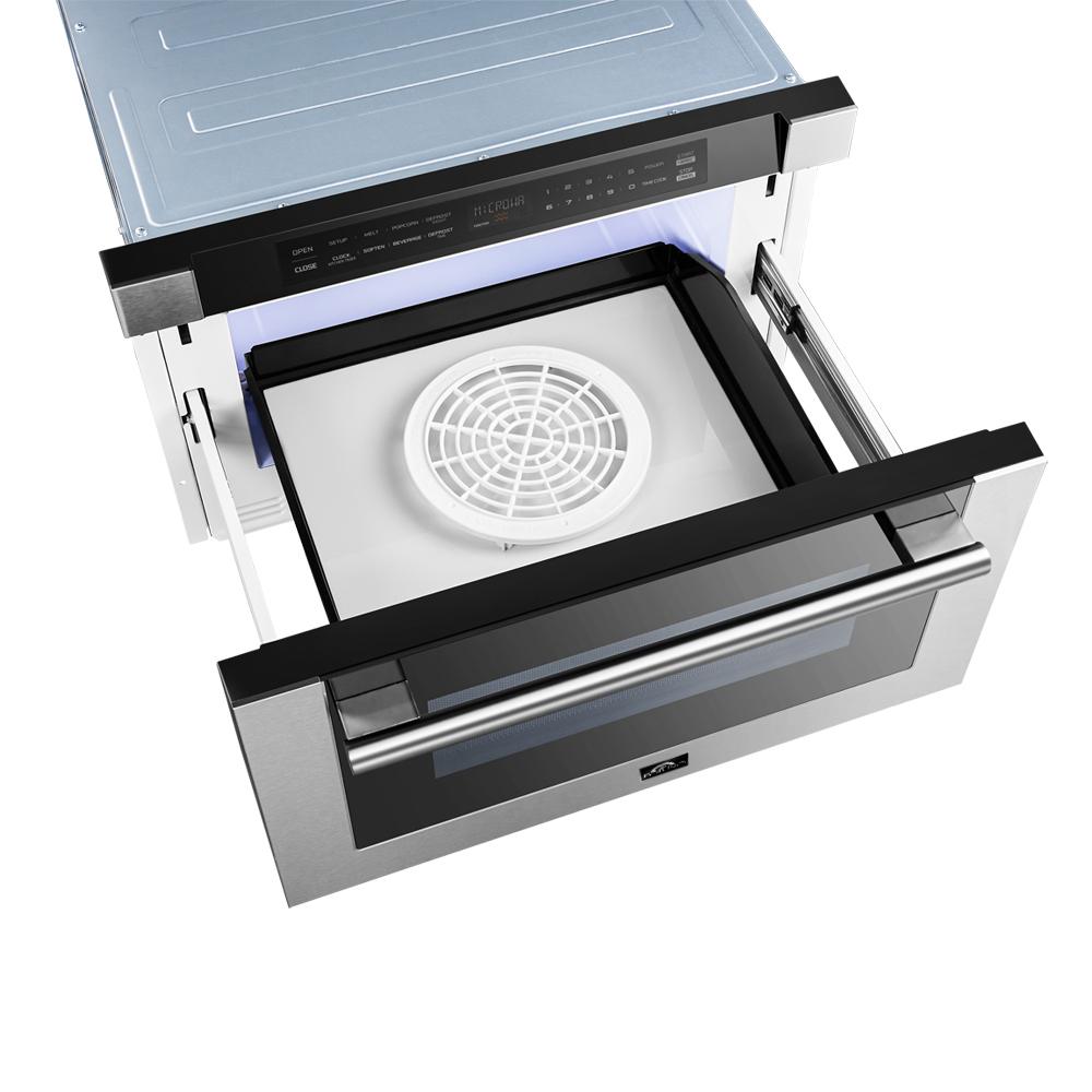 Forno 24" 1.2 cu. ft. Microwave Drawer In Stainless Steel - Profession ...