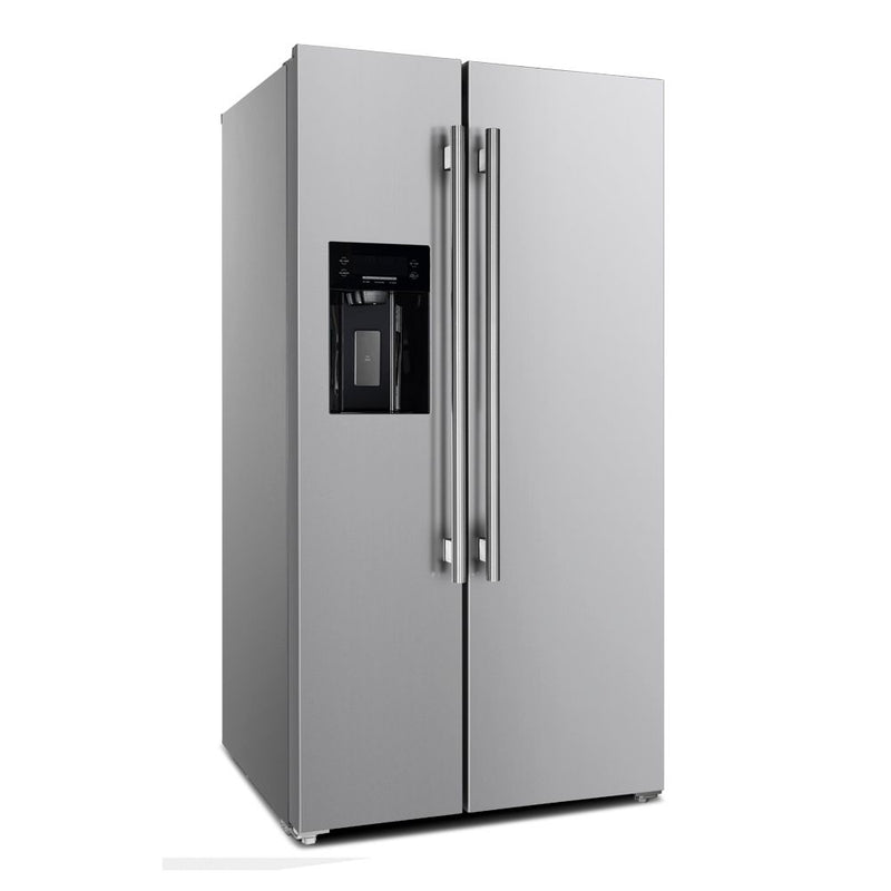 Forno 36 in. 20.0 cu. ft. Side by Side Refrigerator with Ice Maker, FF ...