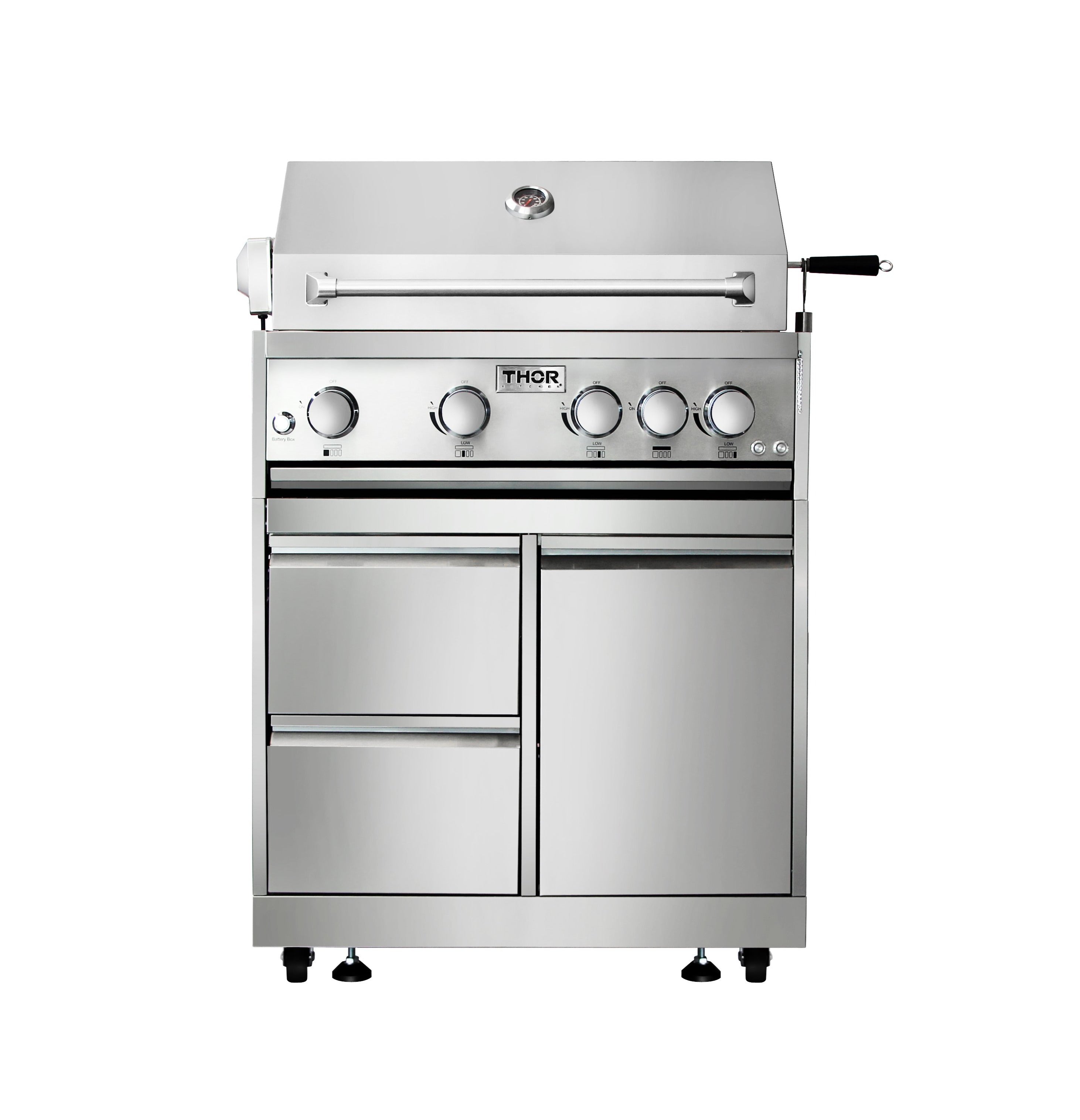 Thor Kitchen 32 in. Built-In Liquid Propane Grill, MK04SS304 – Premium ...
