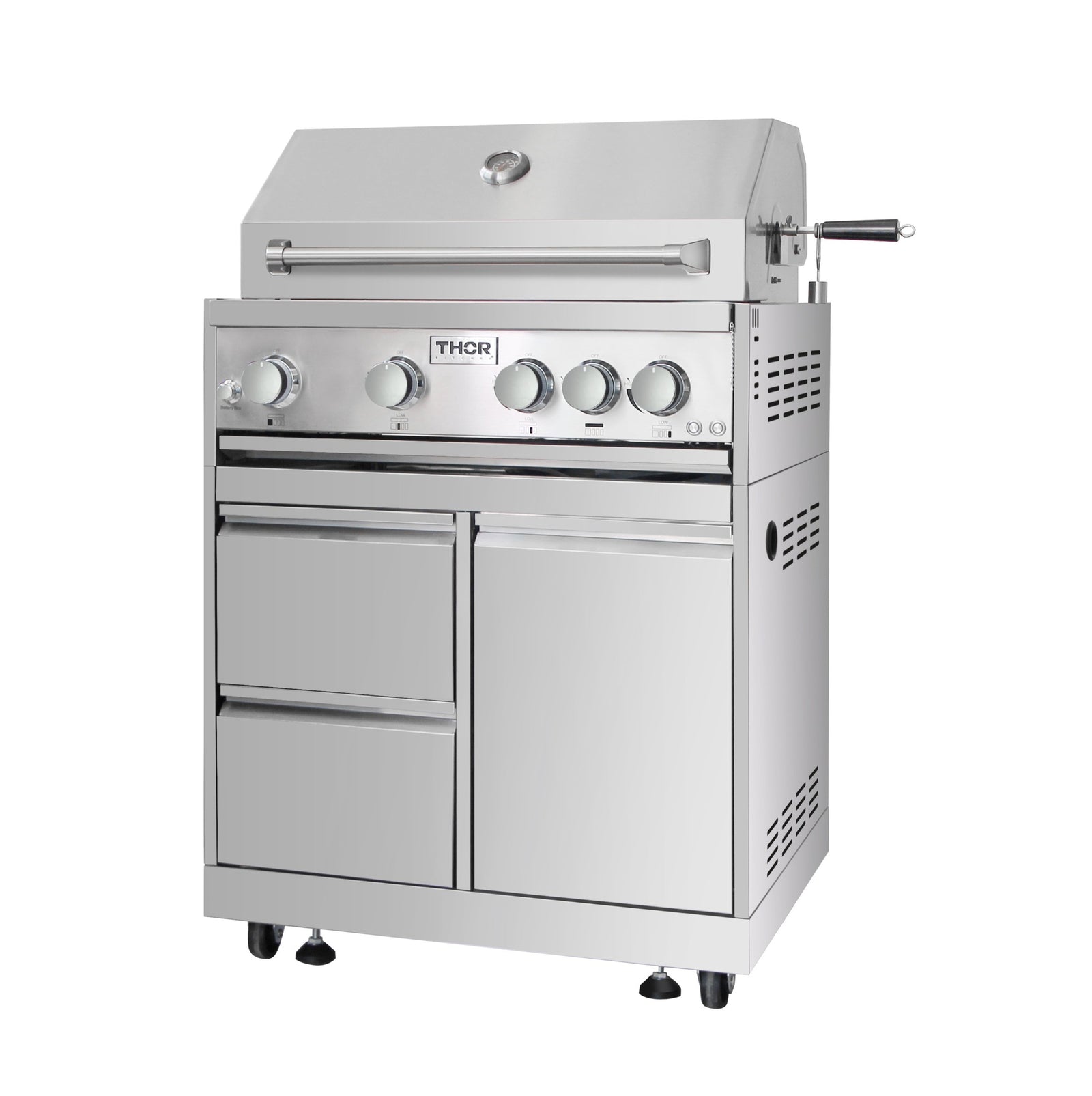 Thor Kitchen 32 in. Built-In Liquid Propane Grill, MK04SS304 – Premium ...