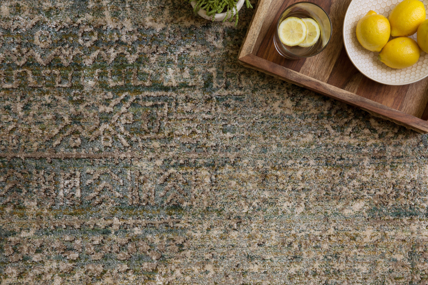 Loloi Rugs Javari Collection Rug in Ivory, Sea - 12'0" x 15'0 ...