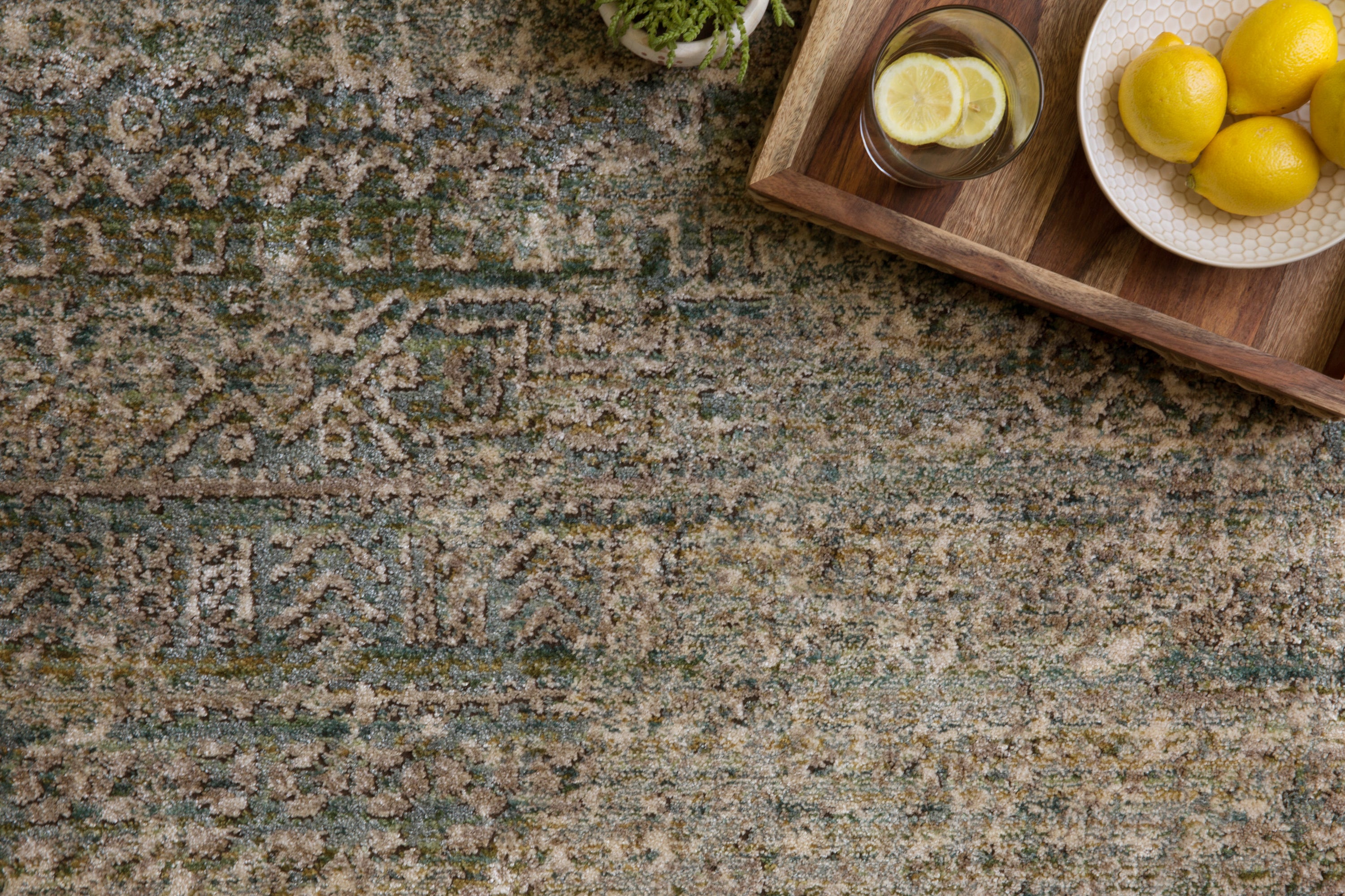 Loloi Rugs Javari Collection Rug in Ivory, Sea - 12'0" x 15'0 ...