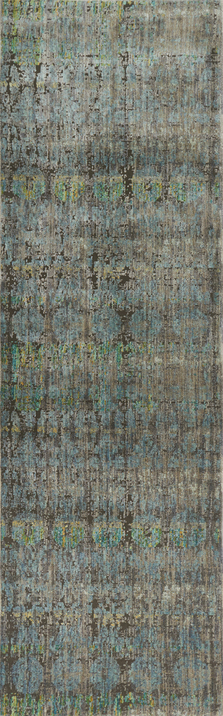 Loloi Rugs Javari Collection Rug in Steel, Lagoon - 12'0" x 15'0 ...