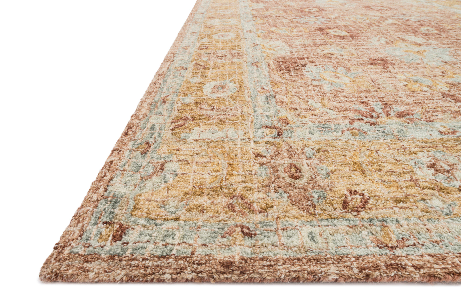 Loloi Rugs Julian Collection Rug in Terracotta, Gold - 12'0" x 15'0 ...