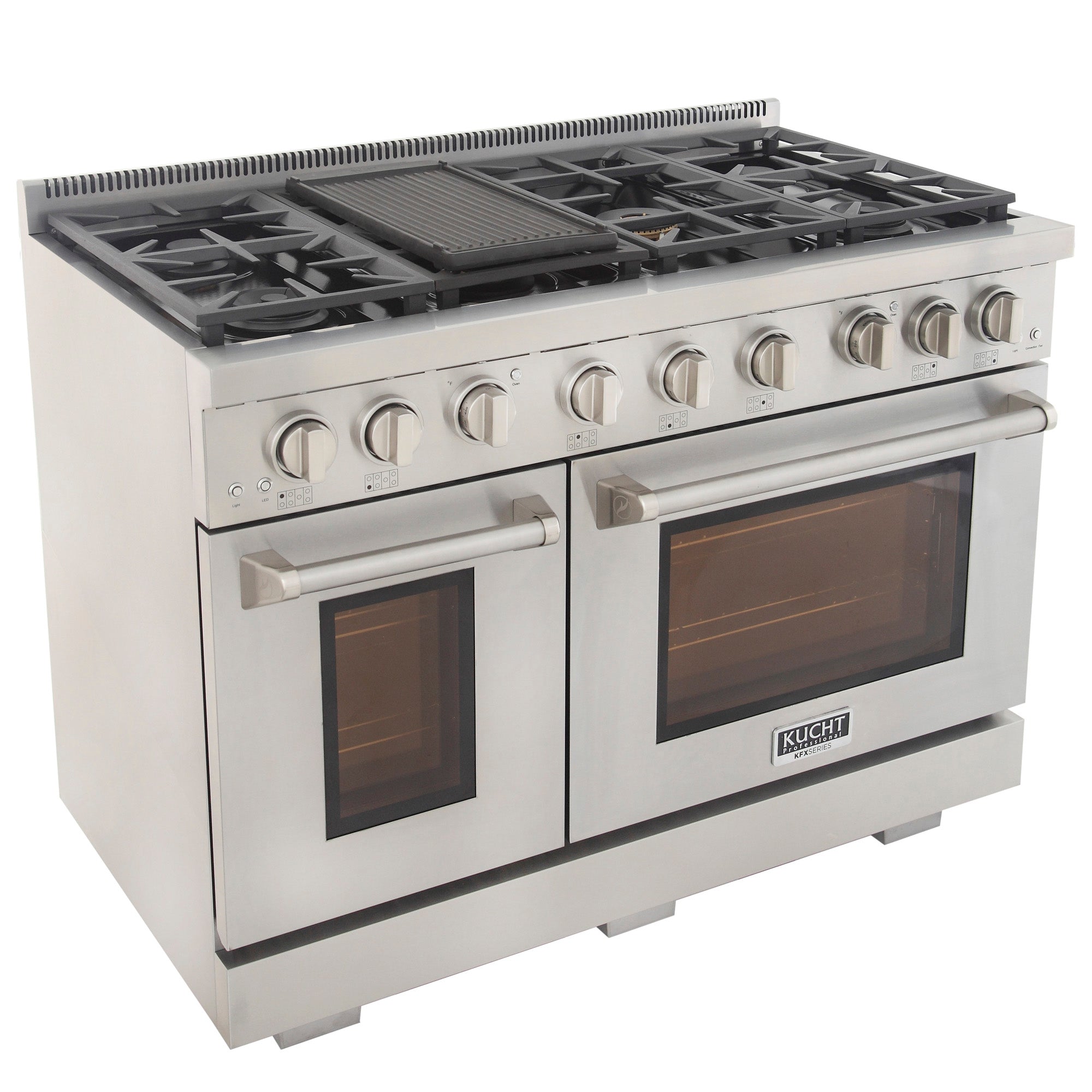 Kucht Professional 48 in. 6.7 cu ft. Natural Gas Range, KFX480 ...