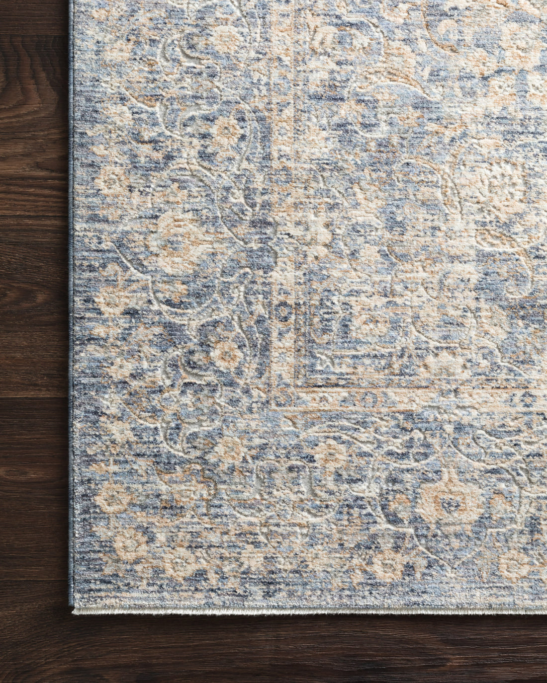 Loloi Rugs Pandora Collection Rug in Blue, Gold - 11'6" x 15'6", PANDP