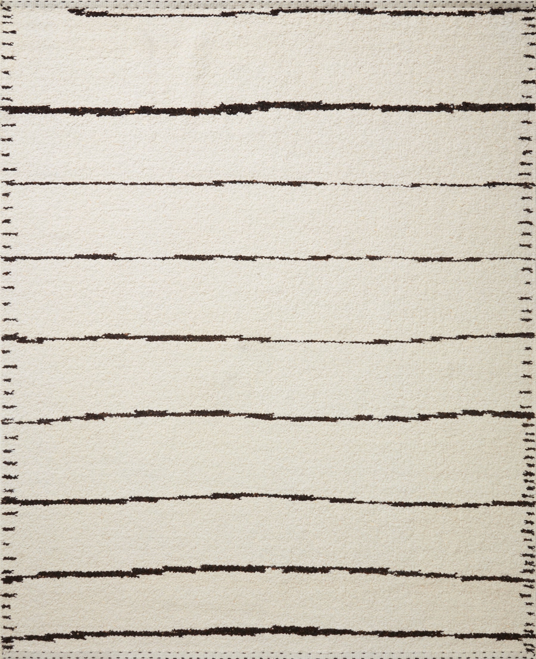 Loloi Rugs Roman Collection Rug in Ivory, Black - 8'6" x 11'6 ...