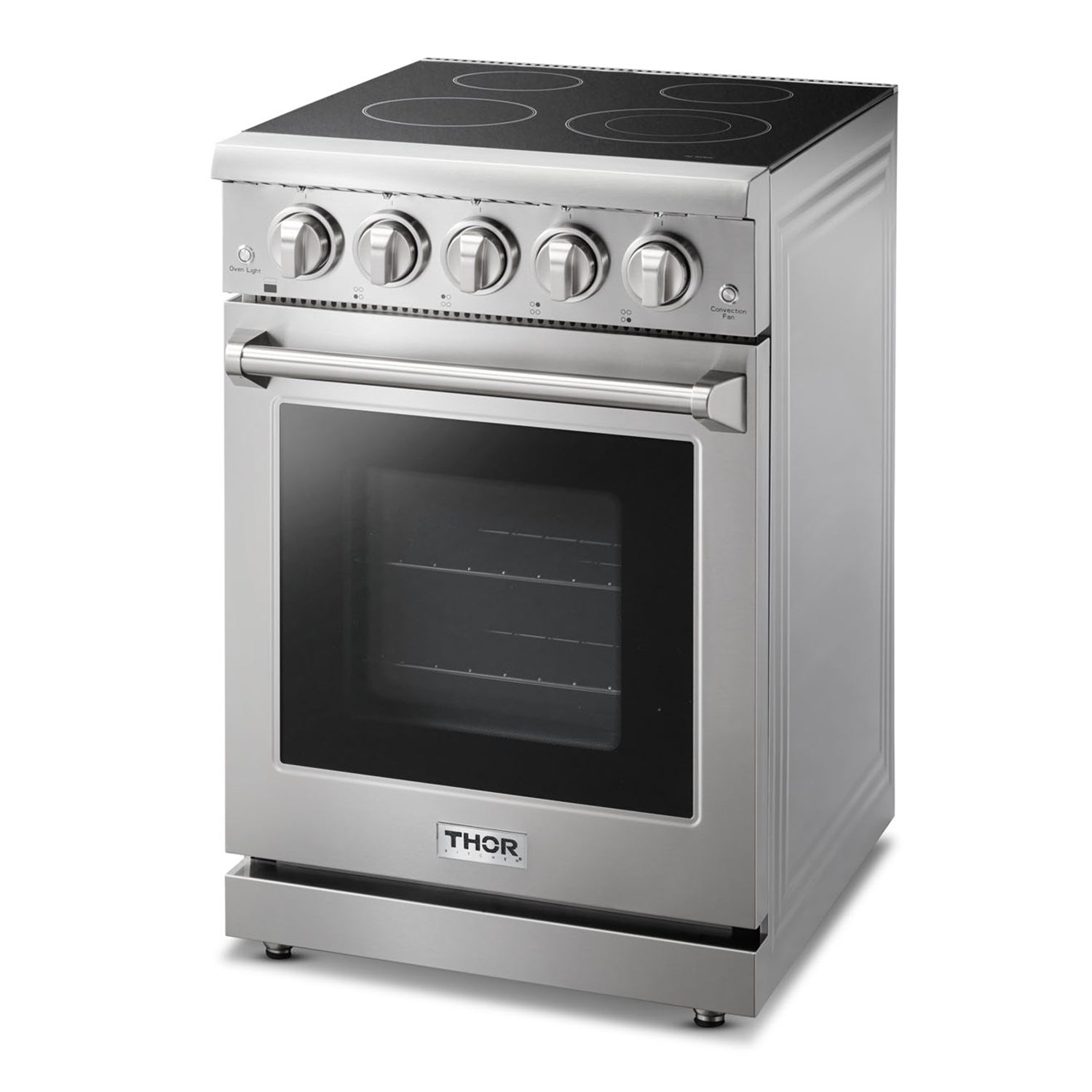 Thor Kitchen 24 in. Professional Electric Range in Stainless Steel, HR ...