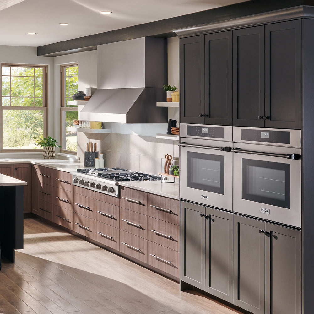 Thor Kitchen 48 in. Propane Gas Rangetop in Stainless Steel, HRT4806UL ...