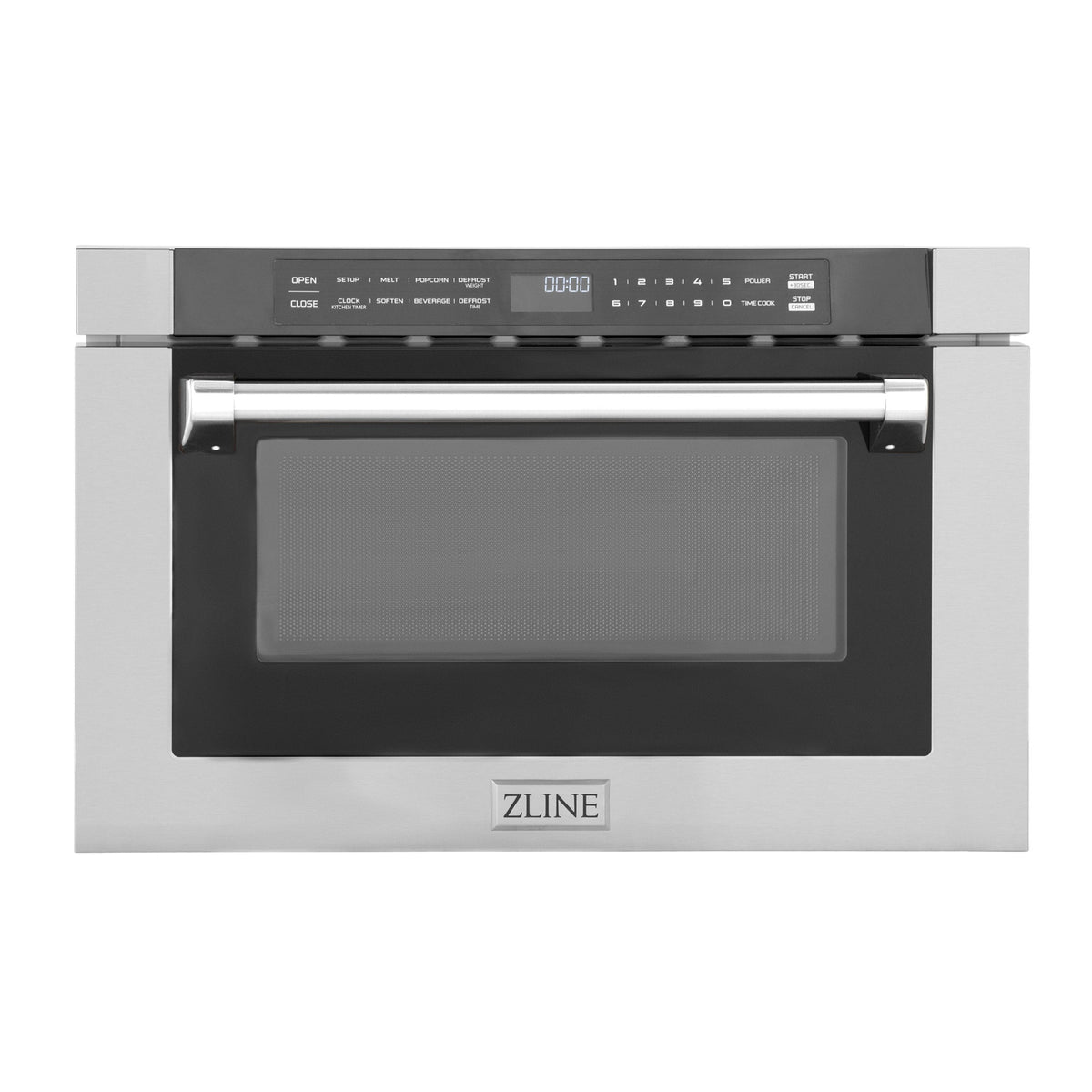 ZLINE 24 In. 1.2 cu. ft. Built-in Microwave Drawer with a Traditional ...