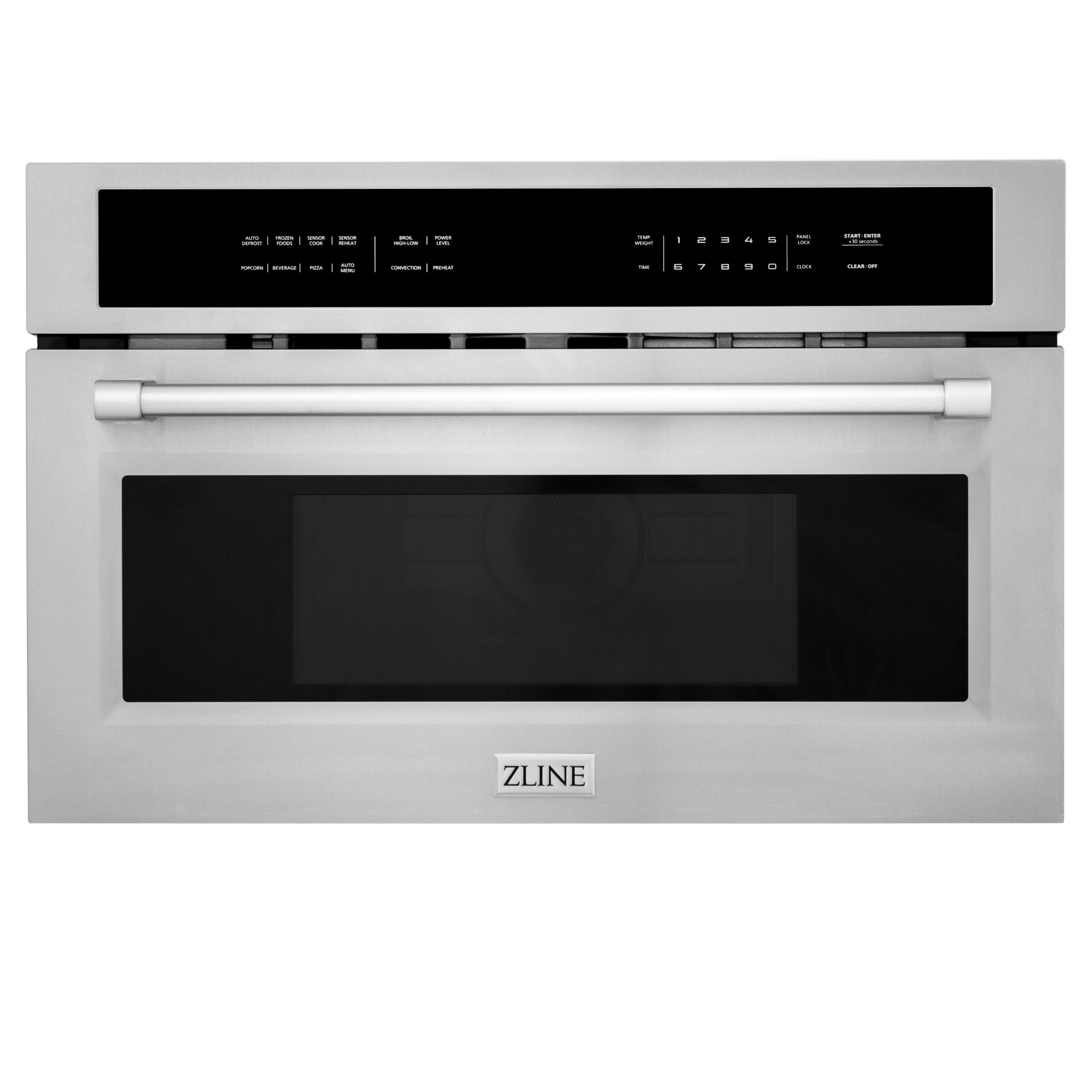 ZLINE Appliance Package - 30 in. Built-in Convection Microwave Oven, 3 ...
