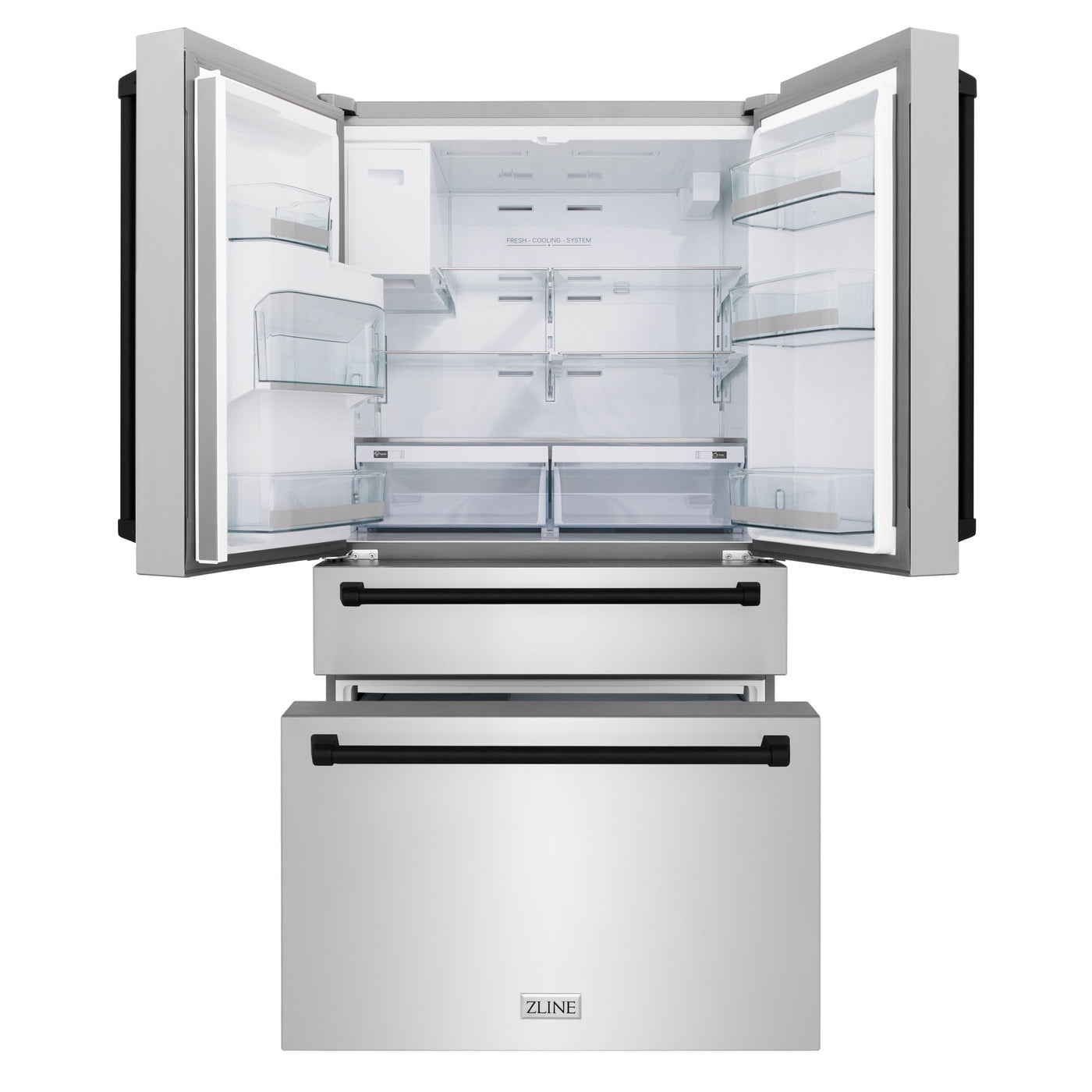 ZLINE 36 In. Autograph Refrigerator with Water and Ice Dispenser in Fi# ...