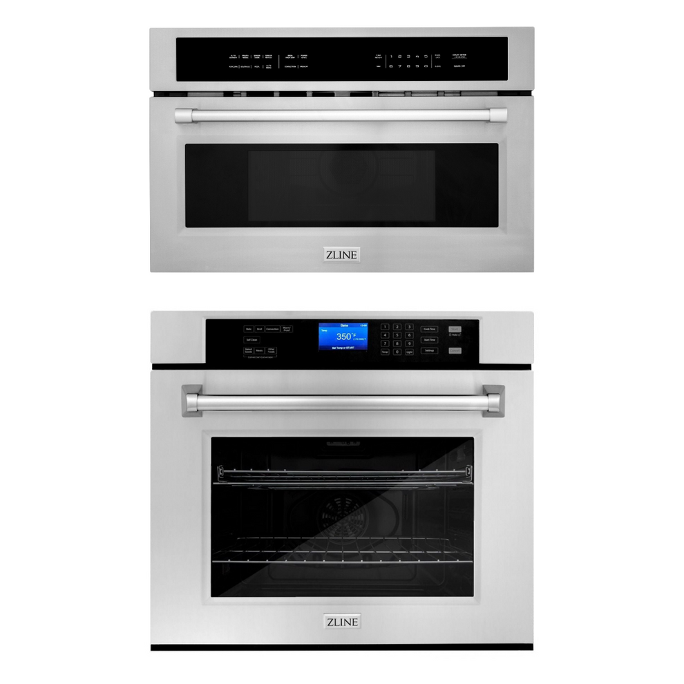 ZLINE Appliance Package - 30 in. Built-in Convection Microwave Oven, 3