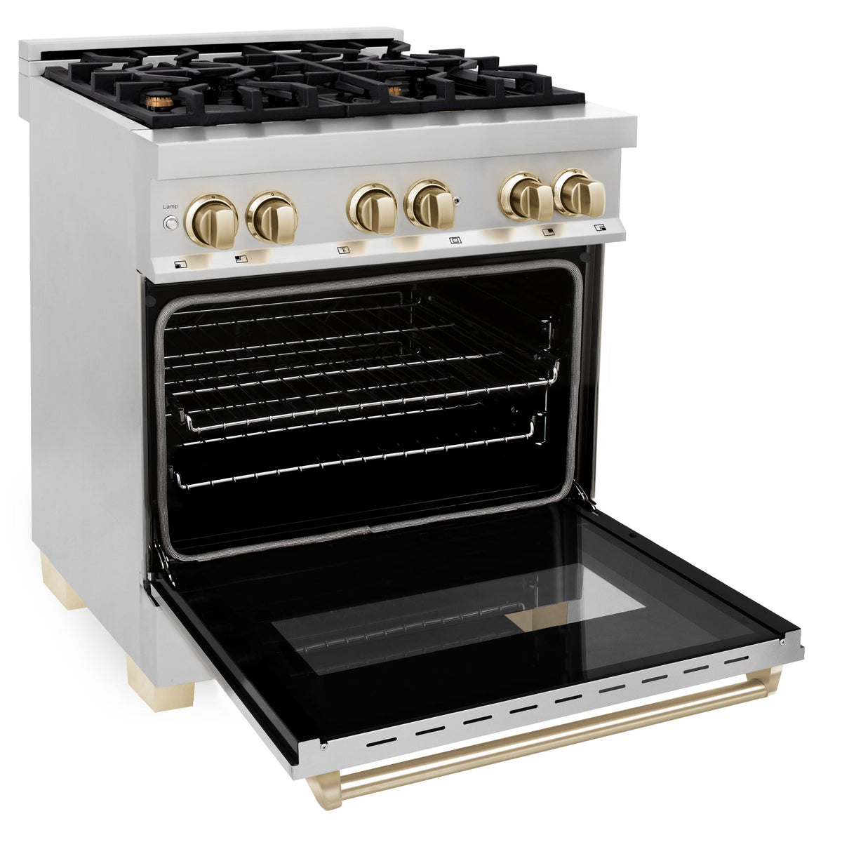 ZLINE Autograph Edition 30 in. 4.0 cu. ft. Gas Burner/Electric Oven in ...
