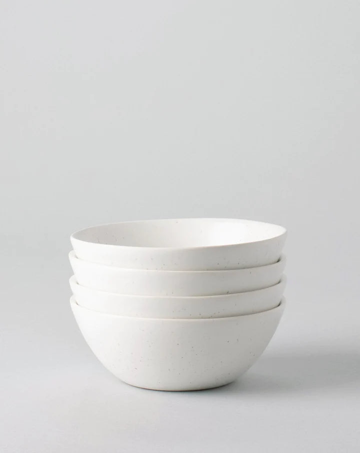 Fable Base Dinnerware Set in Speckled White – Premium Home Source