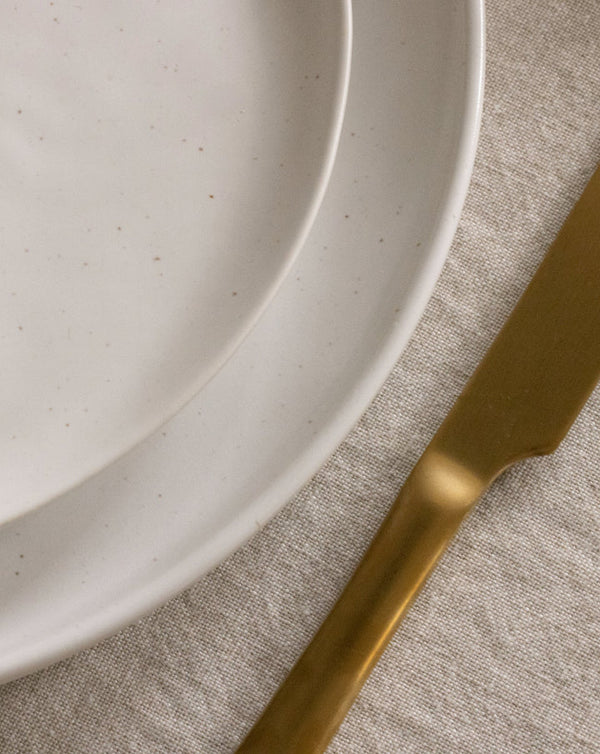 Fable Base Dinnerware Set in Speckled White – Premium Home Source