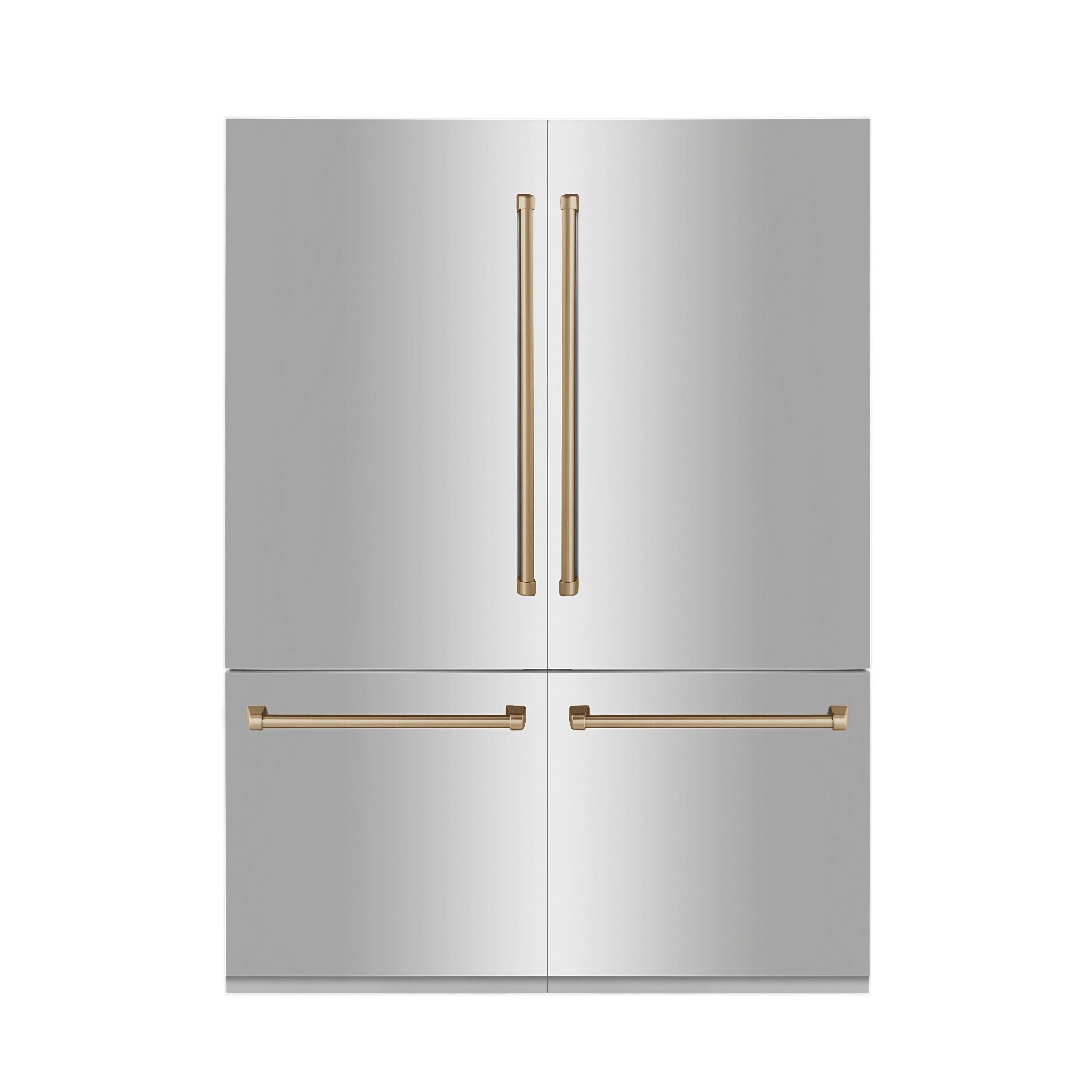 ZLINE 60 In. Built-In Refrigerator with Bronze Accents | Water ...