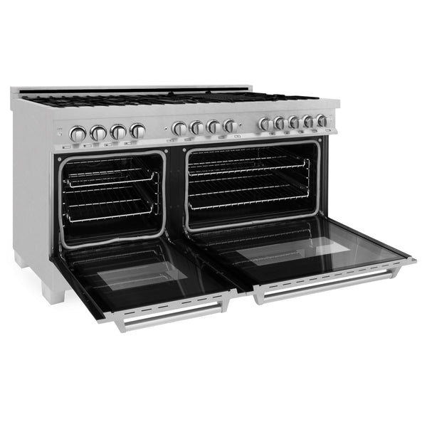 ZLINE 60" 7.4 cu. ft. Legacy Dual Fuel Range with 9 Burner Gas Cooktop
