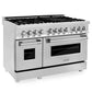 ZLINE Appliance Package - 48 in. Dual Fuel Range, 48 in. Range Hood, 2